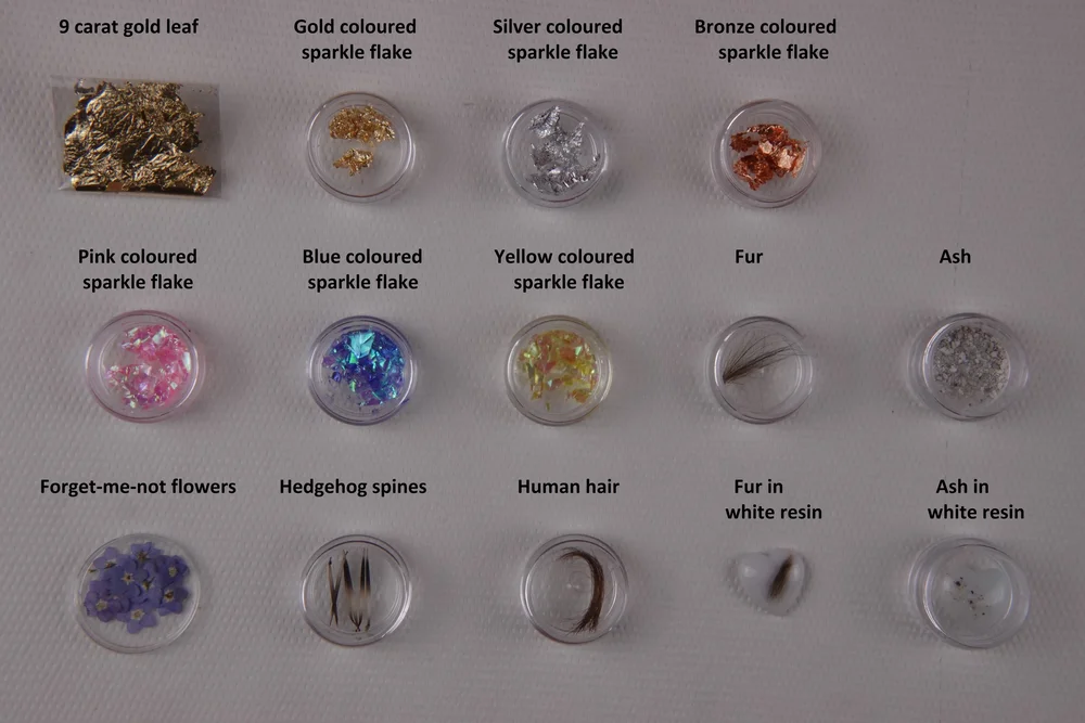 Inclusions — Dormouse Dreams Memorial Jewellery