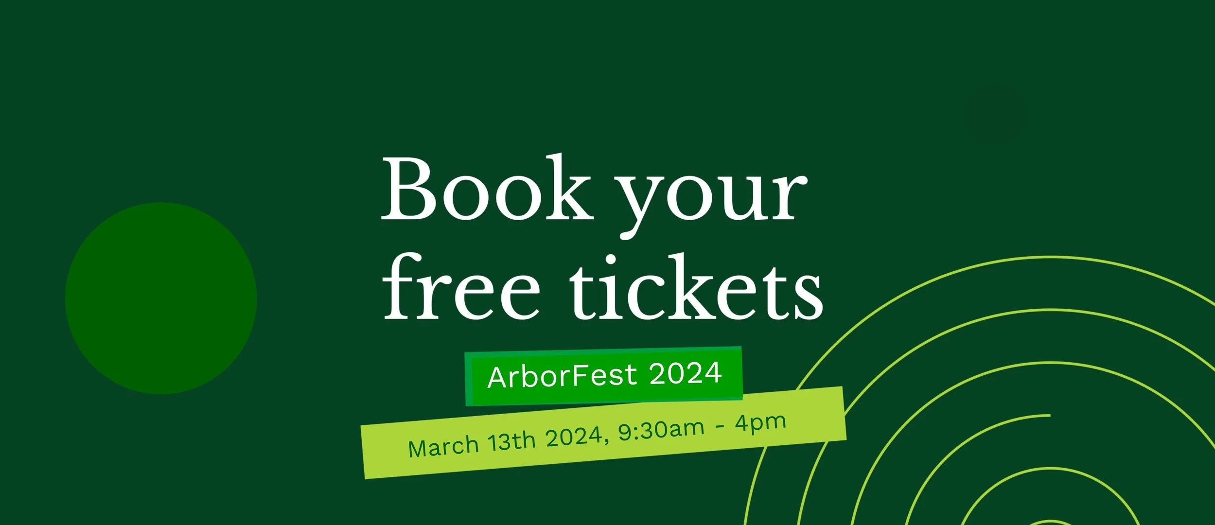 Tickets — ArborFest 2024