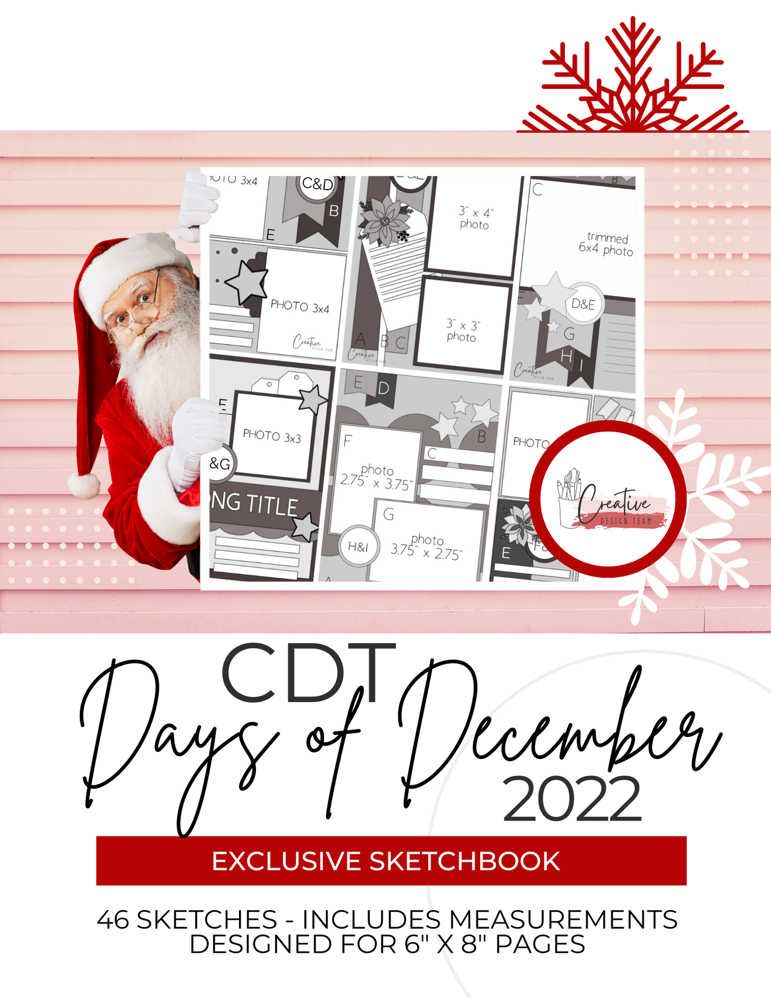 CDT 12" x 12" Sketchbook, Vol. 2 — Creative Design Team