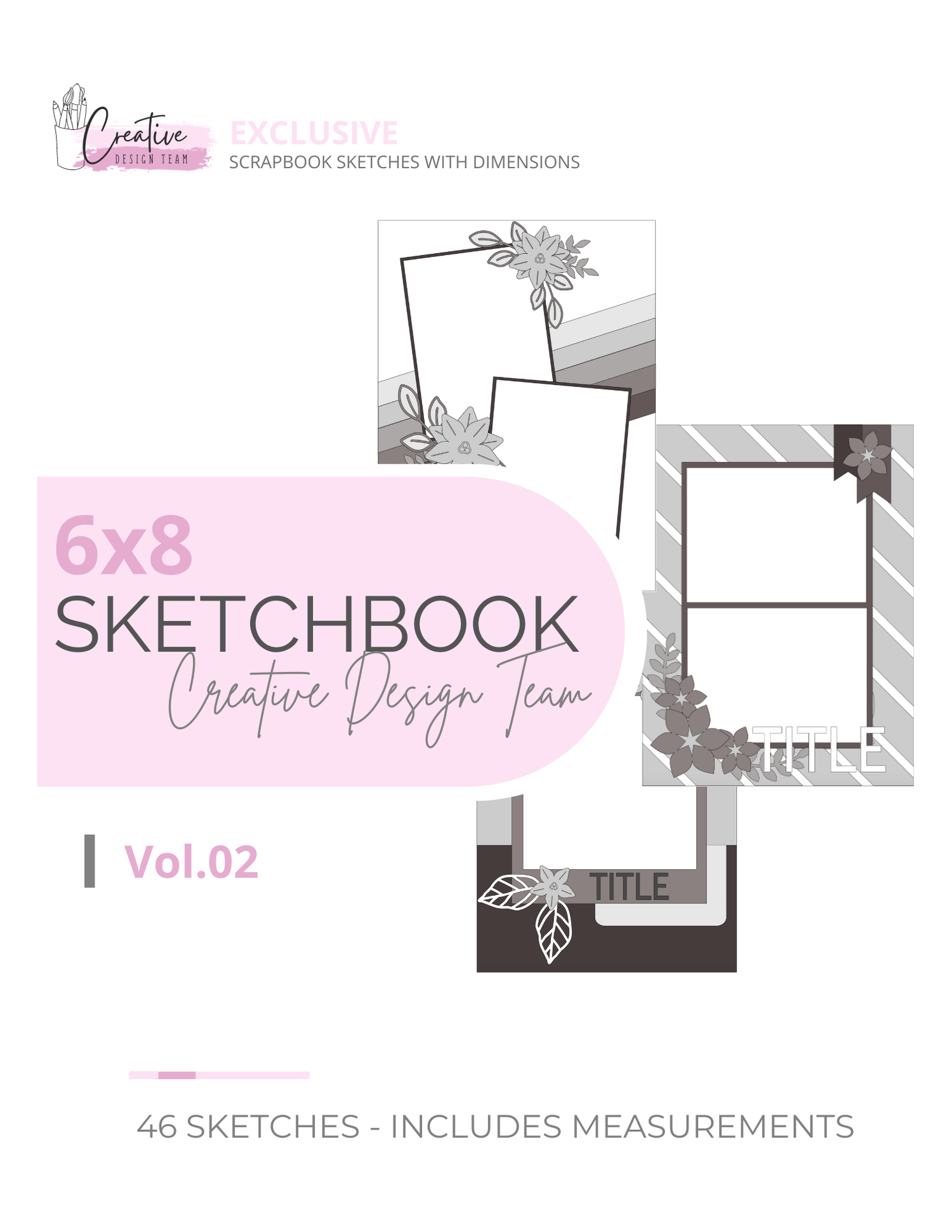 CDT 12" x 12" Sketchbook, Vol. 2 — Creative Design Team