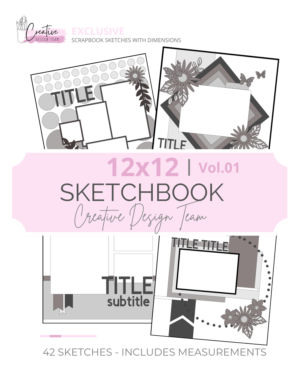 CDT 12" x 12" Sketchbook, Vol. 2 — Creative Design Team