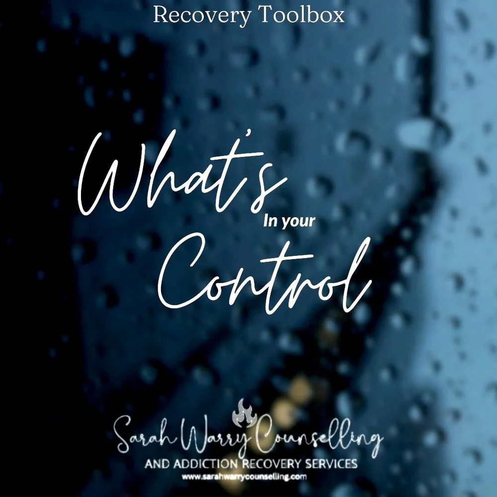 Learning to give up control to reduce stress in early recovery — SARAH ...
