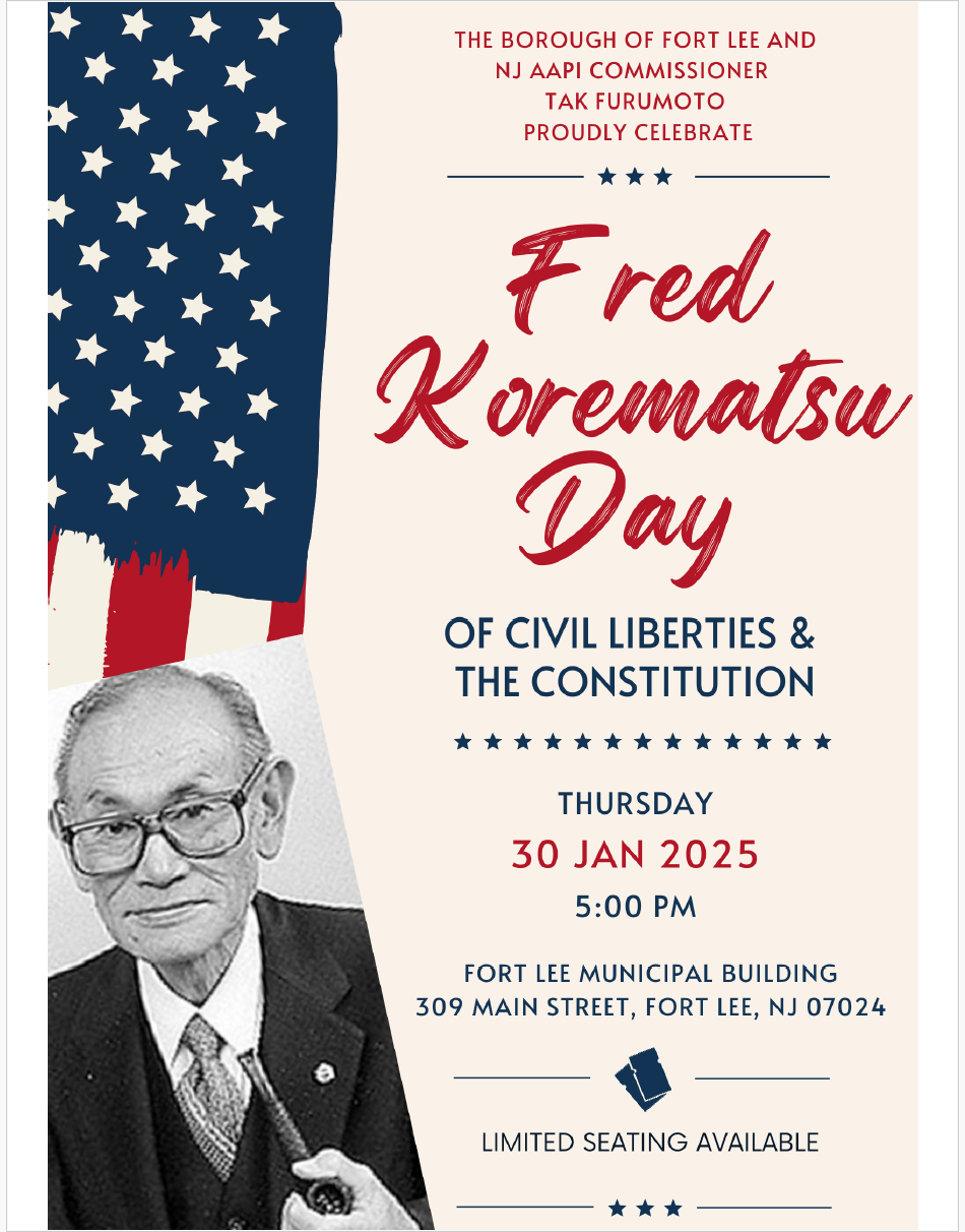 Fred Korematsu Day in Fort Lee, NJ — JapanCultureNYC