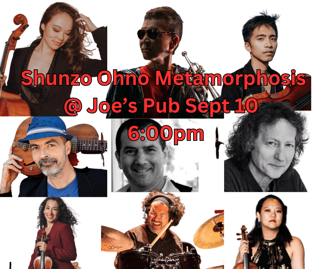 SHUNZO OHNO AT JOE’S PUB — JapanCultureNYC