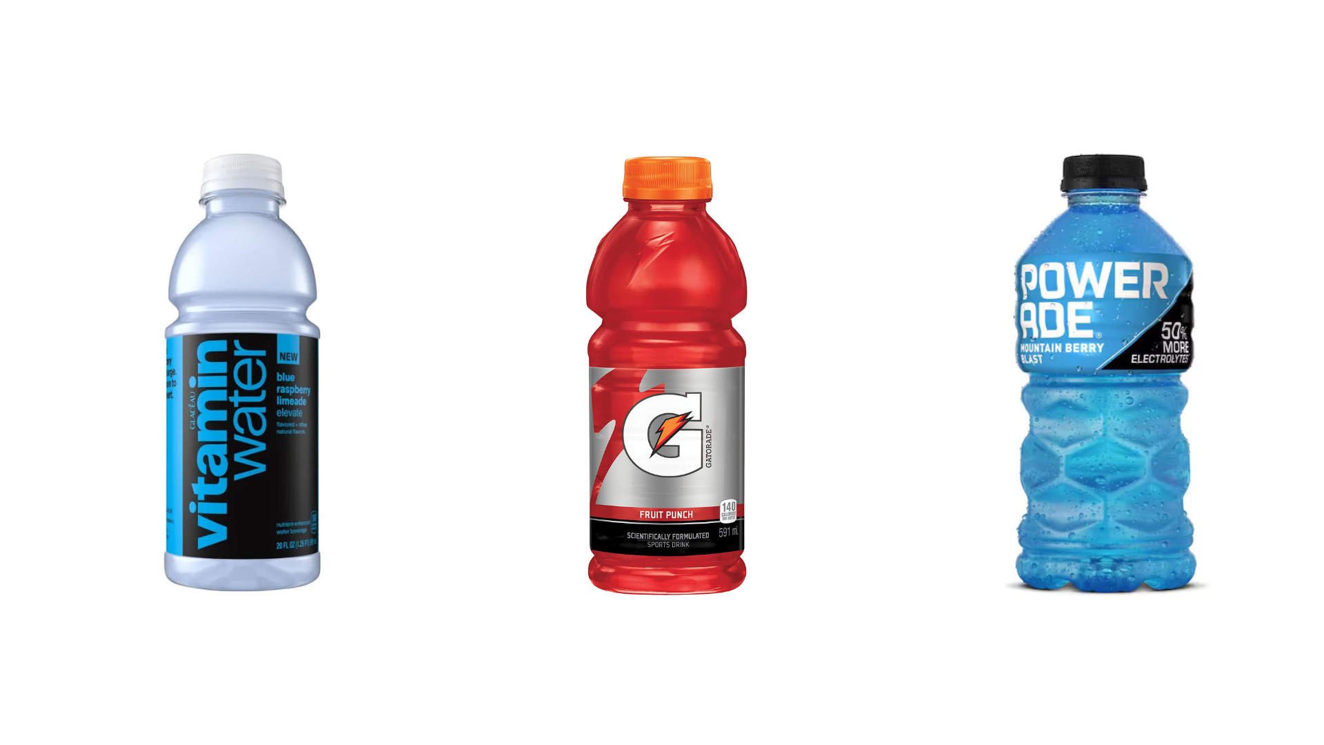 Vitamin Water vs Gatorade vs Powerade: Which Is Better?