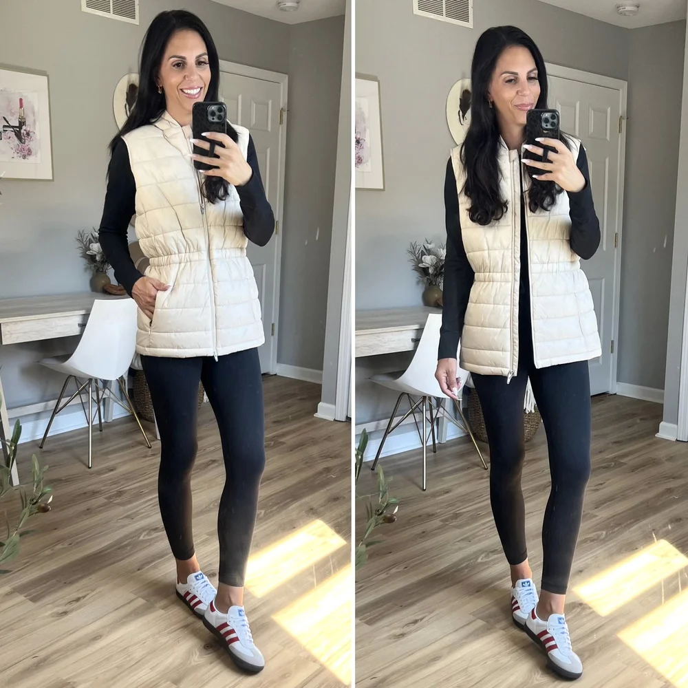 Styling A Puffer Vest for Fall — My Balanced Style