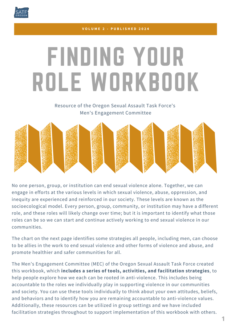 Oregon SATF Toolkits — Oregon SATF