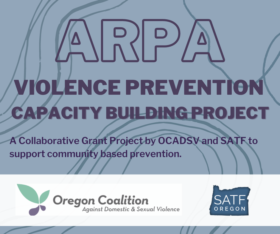 Oregon SATF Prevention Program — Oregon SATF