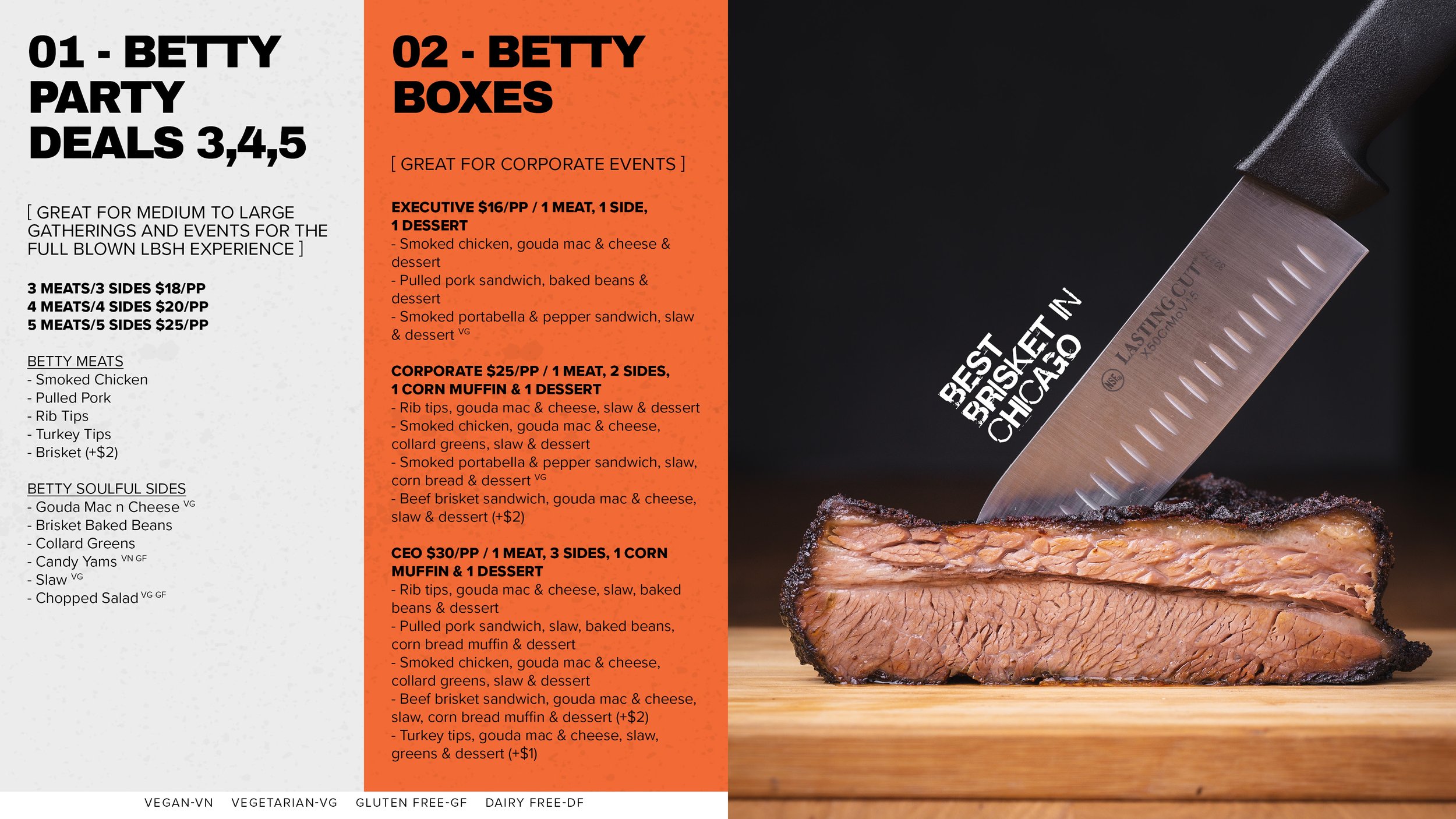 Catering Menu — Lexington Betty Smokehouse