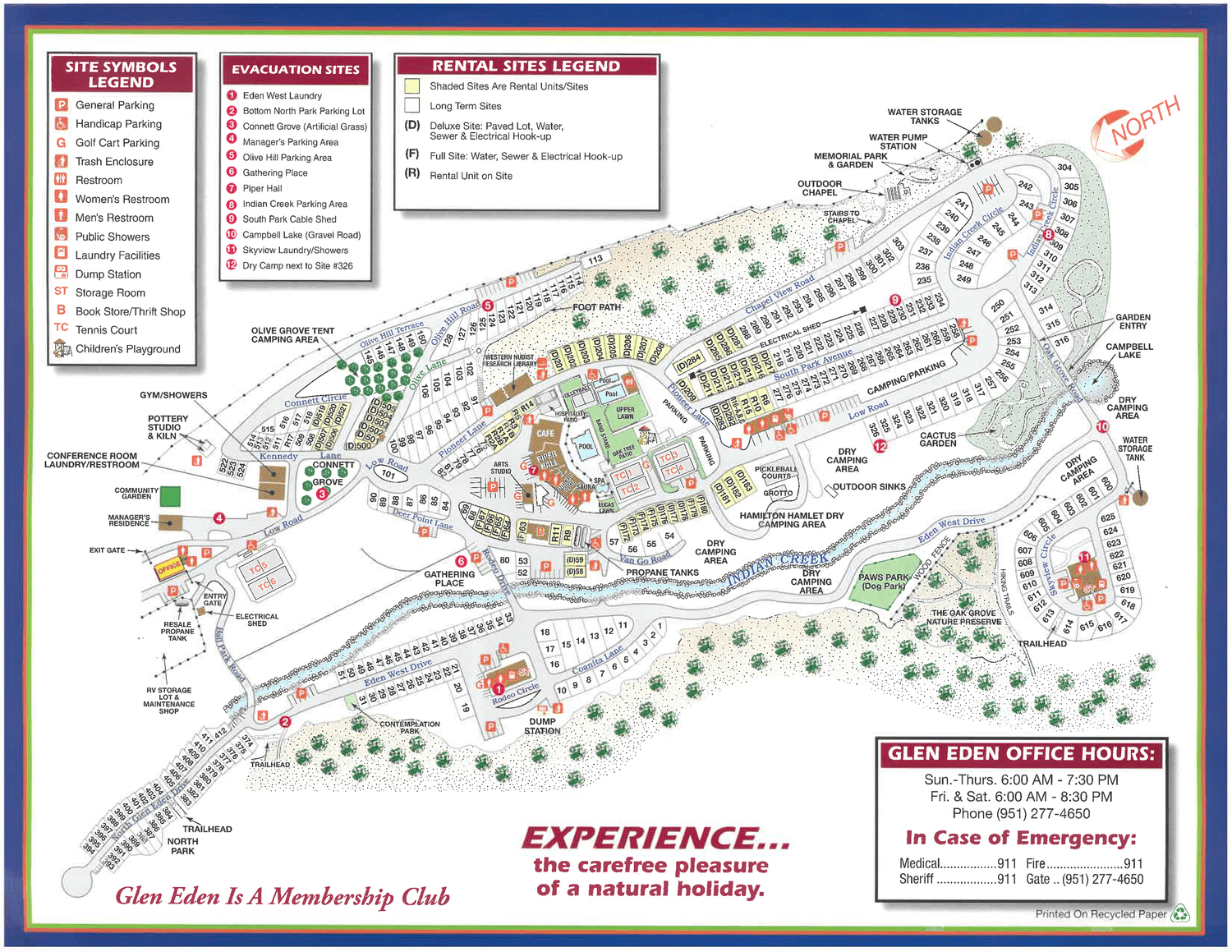 Property Map — Glen Eden Sun Club