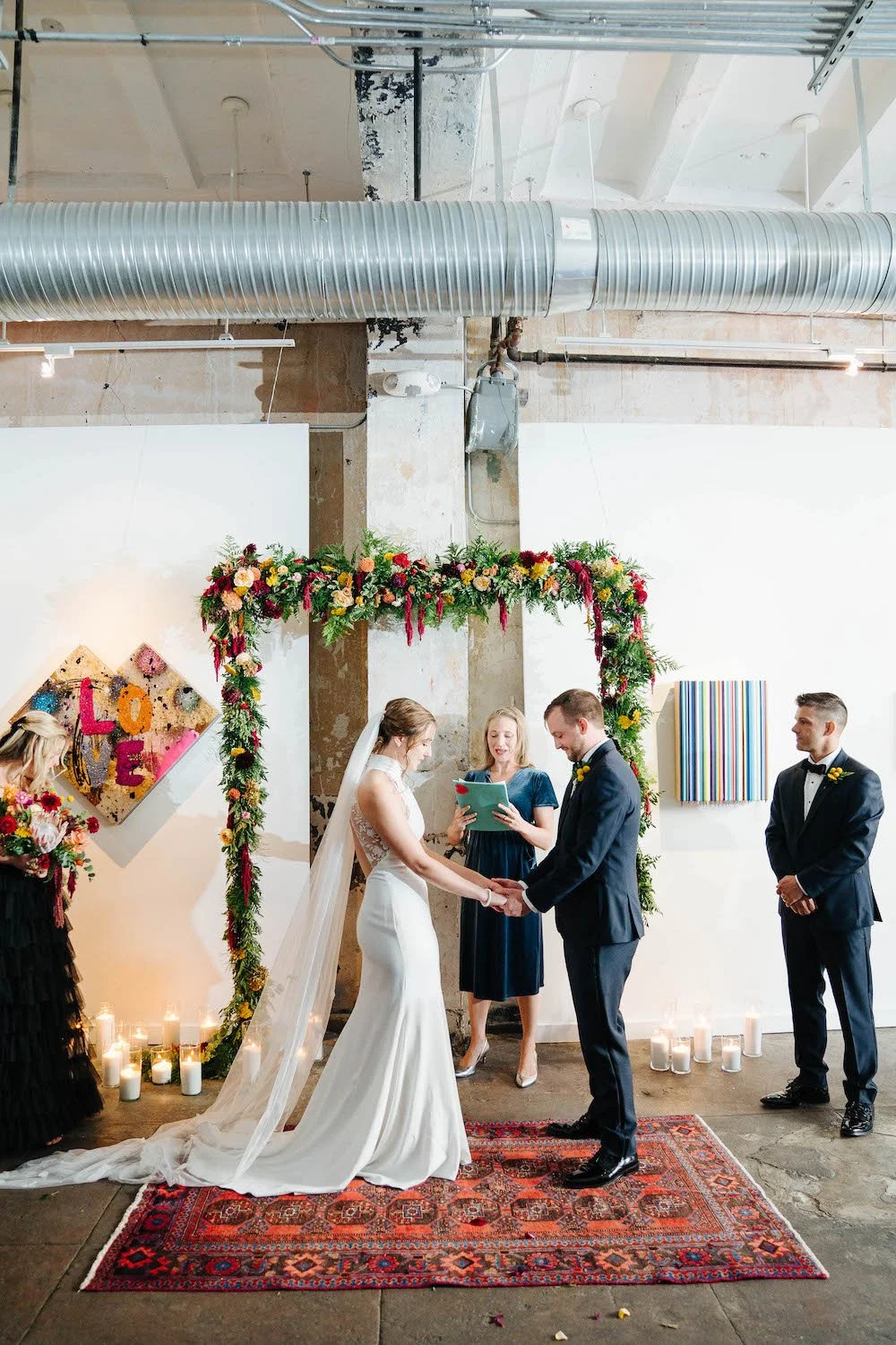 Colorful Modern Wedding Design, Long View Gallery Washington DC Wedding ...