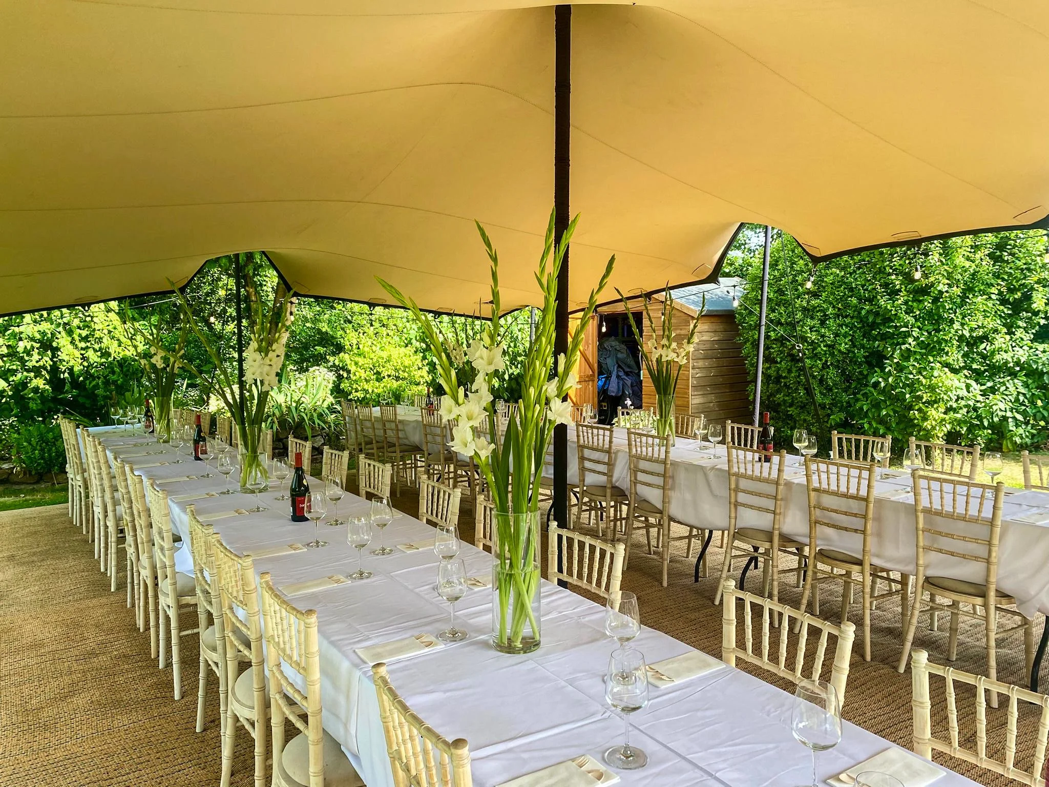 Assemble Stretch Tents - Stretch Tent Hire South West UK