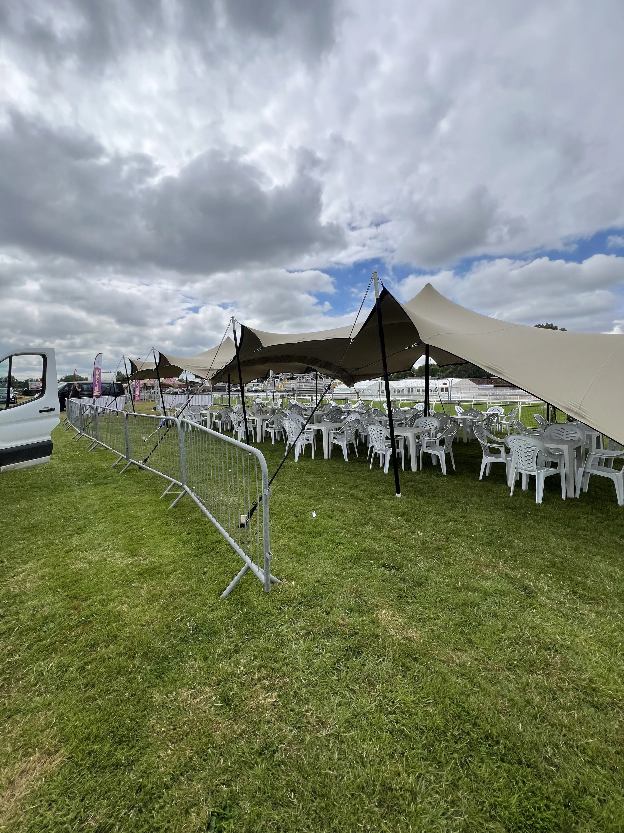 Custom Sized Stretch Tents — Assemble stretch tents