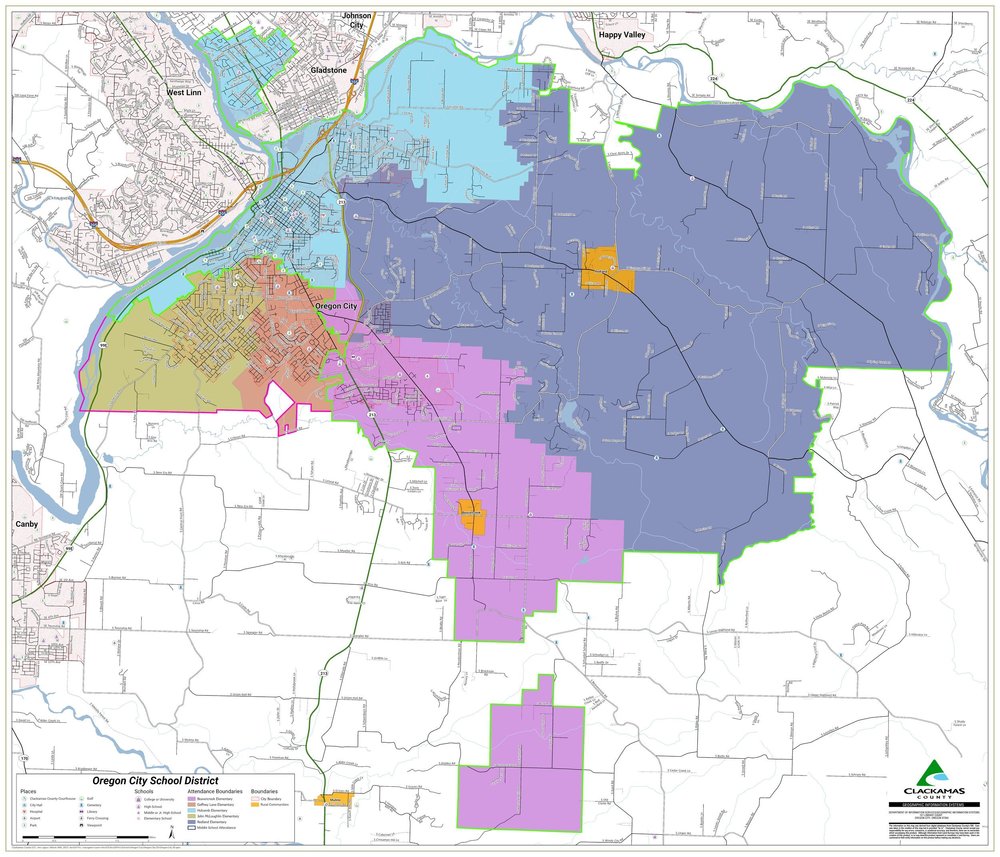Boundary Maps — Oregon City School District 62 District Office