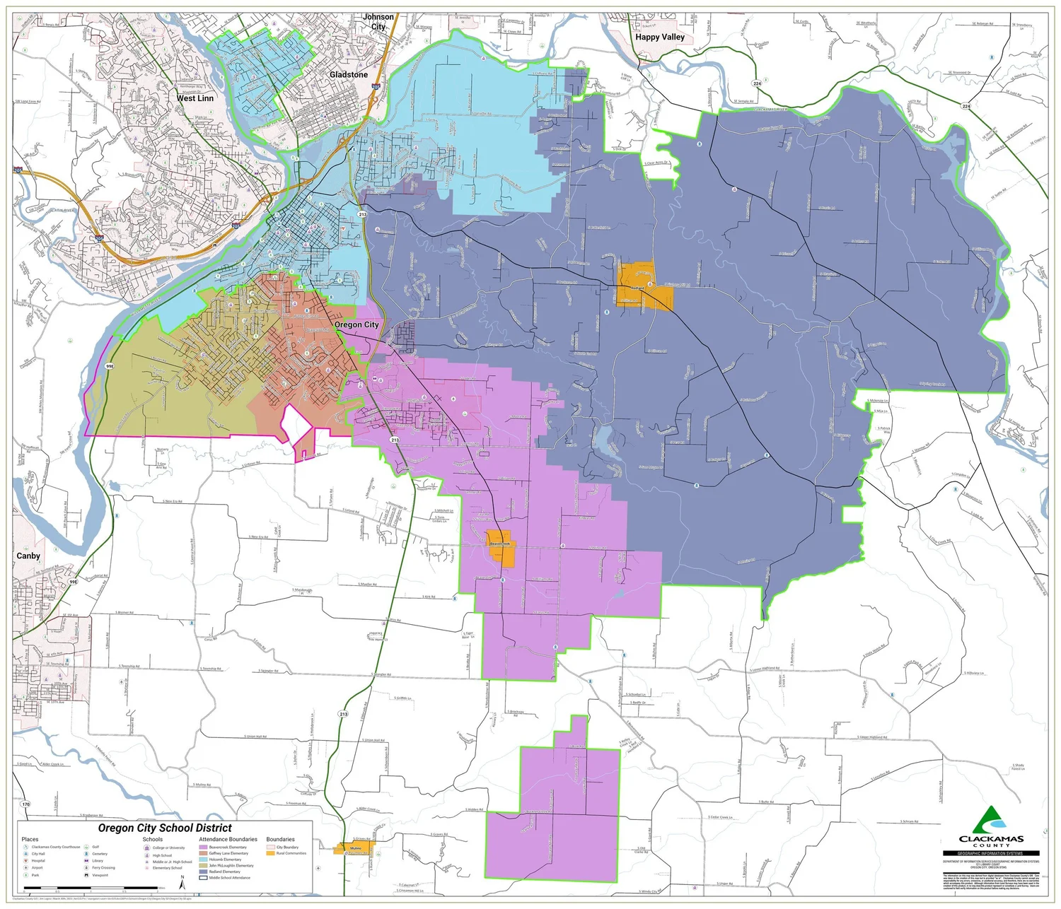 Boundary Maps — Oregon City School District 62 District Office