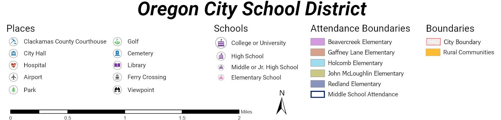 Boundary Map — Oregon City School District 62 District Office