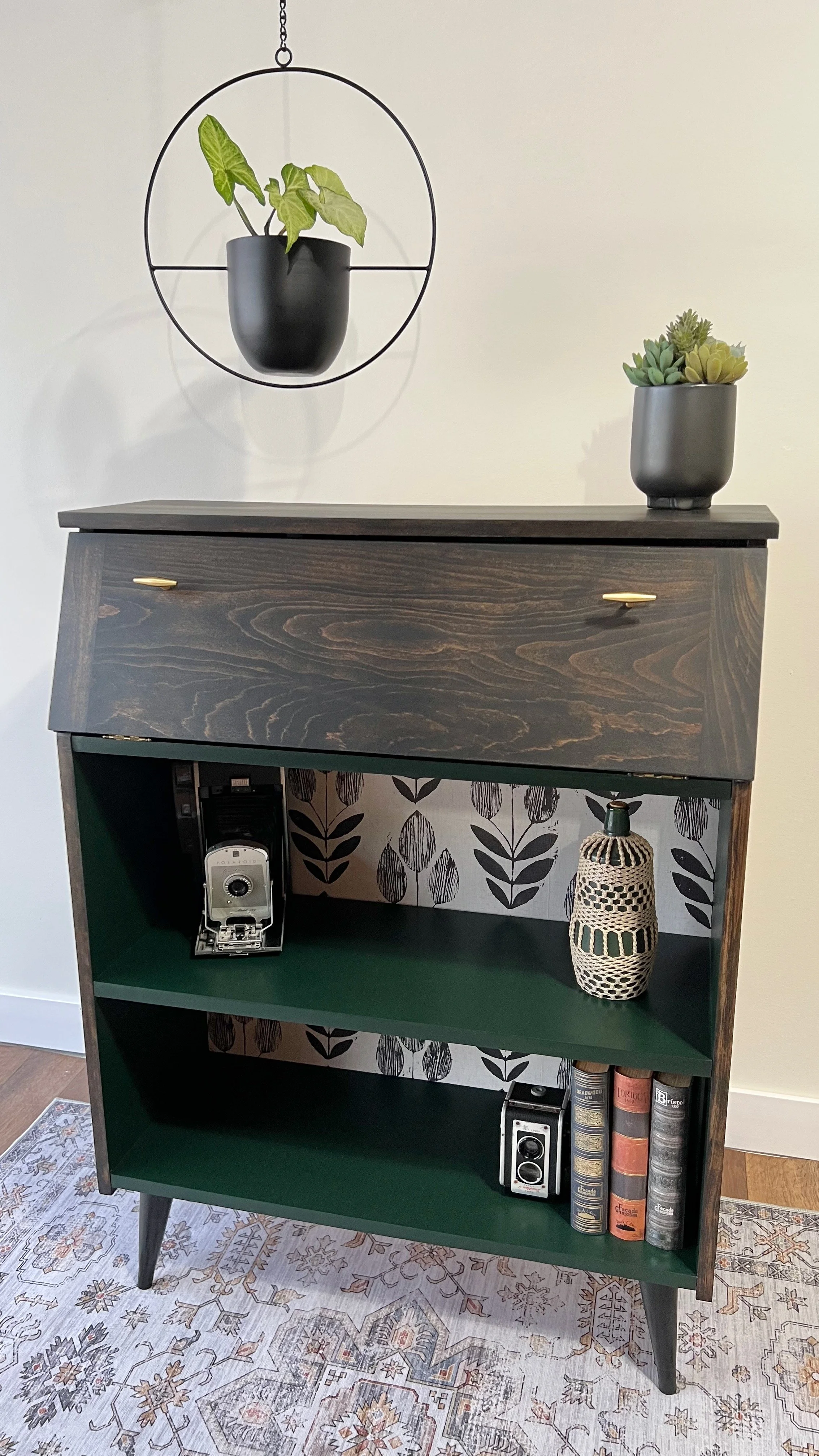 Secretary Desk Book Shelf — Reworked Home