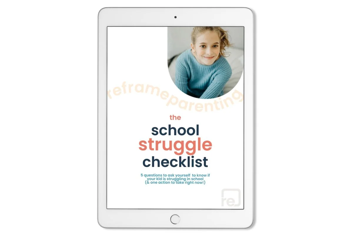Free School Struggle Checklist — Reframe Parenting