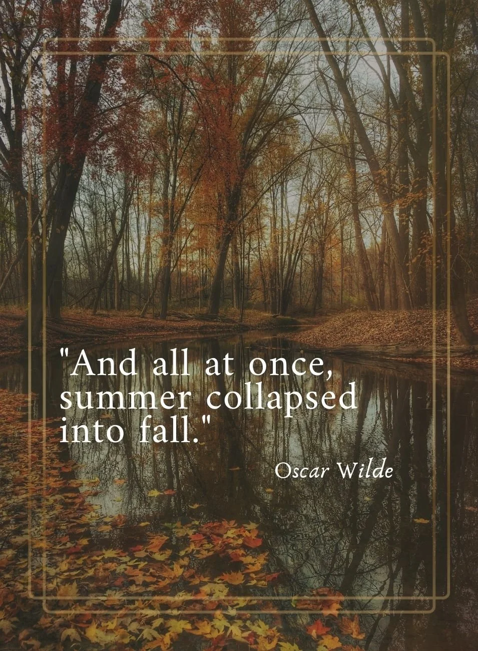 10 Literary Quotes About Autumn — Shine Daily