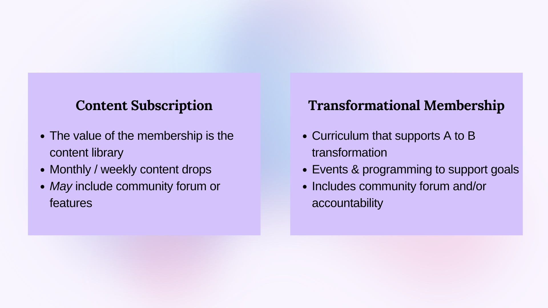 #58 Two Types Of Memberships — Becky Pierson Davidson