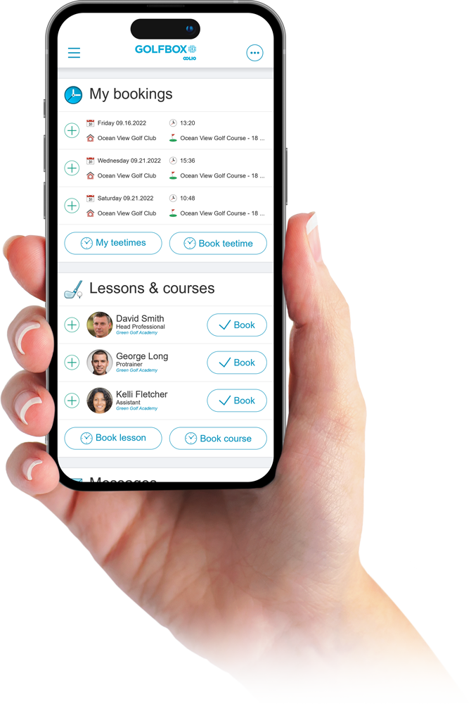 Golf Management System — Golfbox