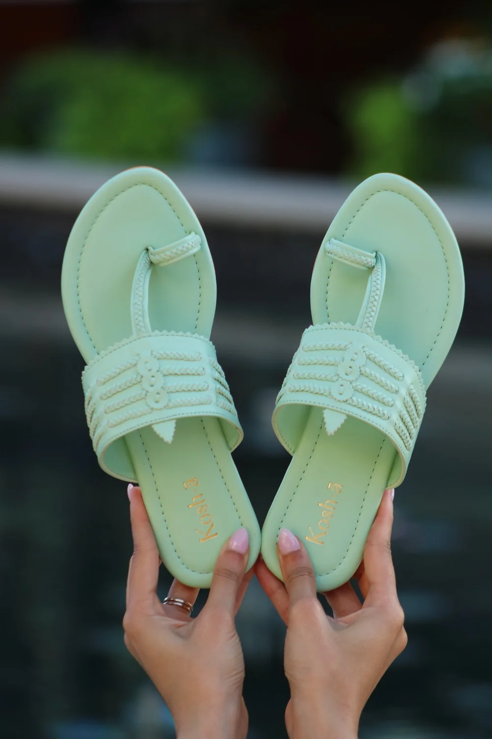 Mint Green Sandals