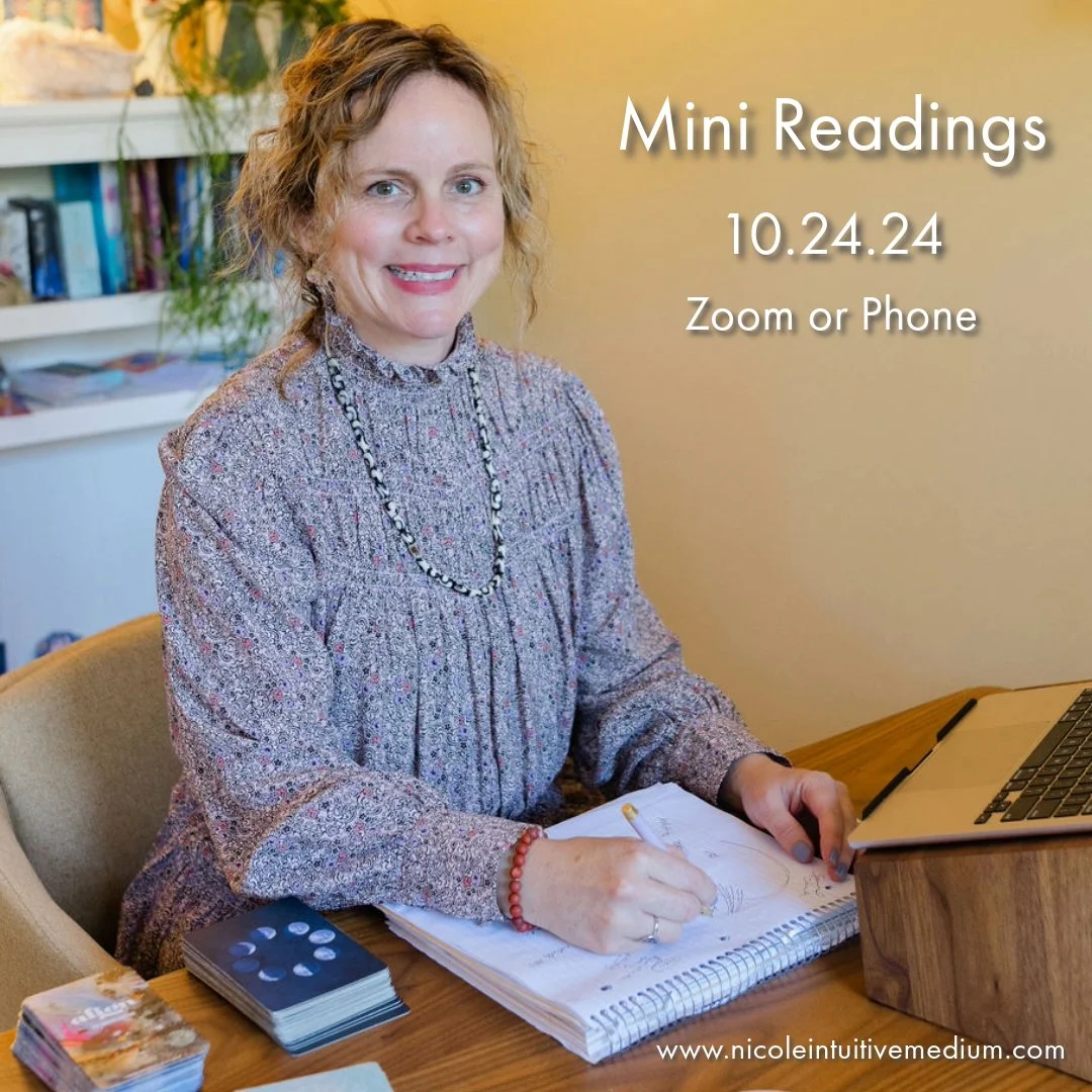 Mini Readings-SOLD OUT — Nicole Intuitive Medium