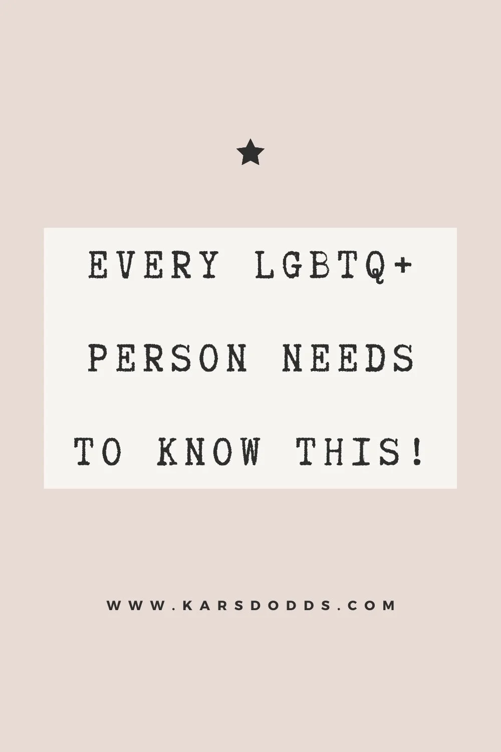 My Favorite Affirmations for Coming Out — KARS