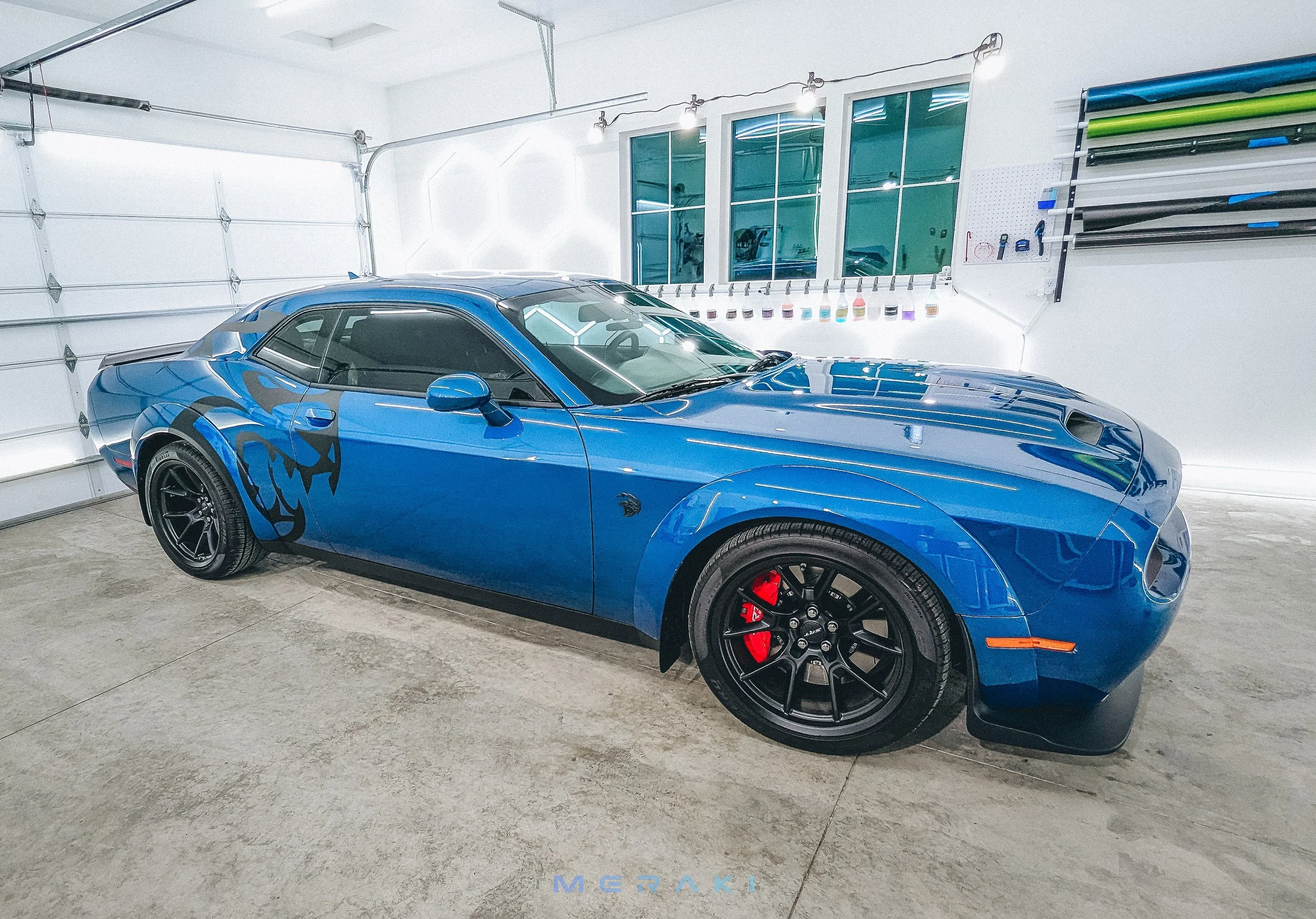 Hellcat Decal Install | Dodge Challenger :: Meraki | Modify. Restyle ...