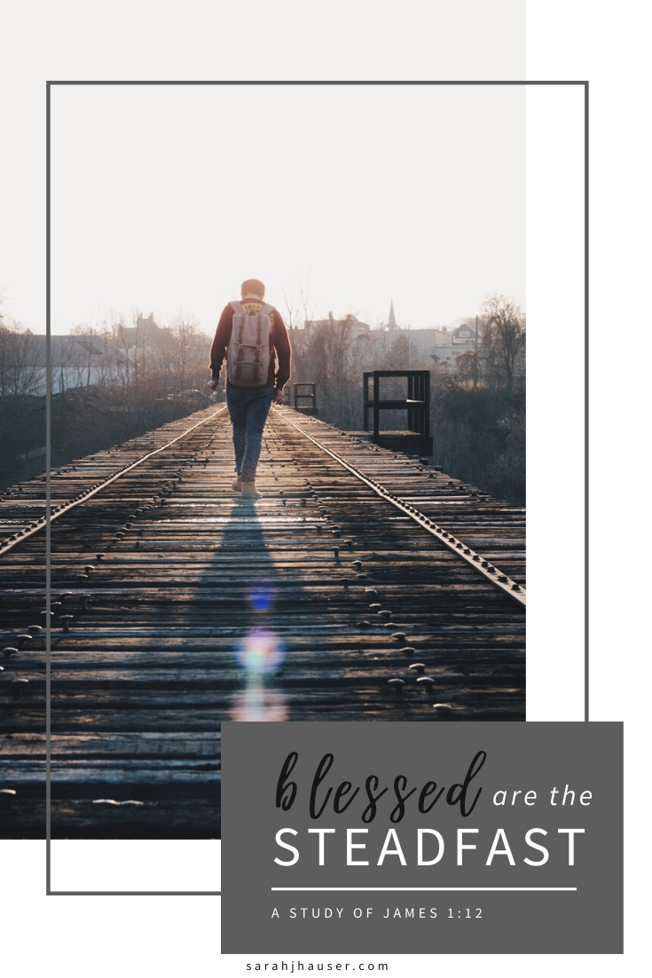 #Blessed Are the Steadfast [James Study Week 3a, James 1:12] — Sarah J ...