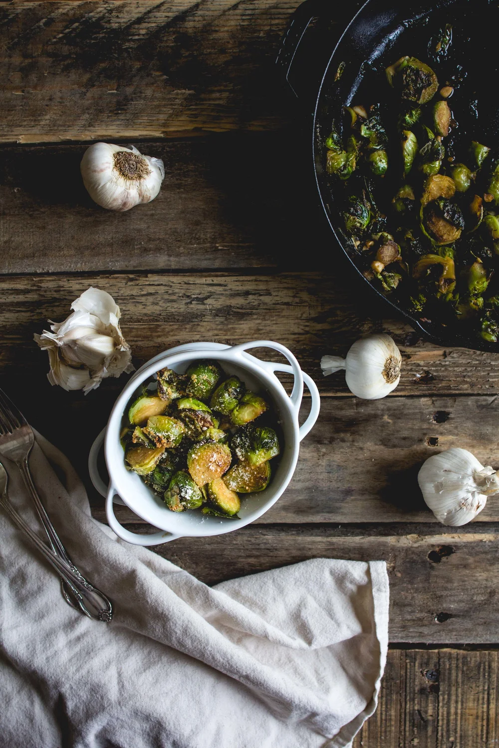 Brussels Sprouts with Garlic, Parmesan + Beer — Sarah J. Hauser