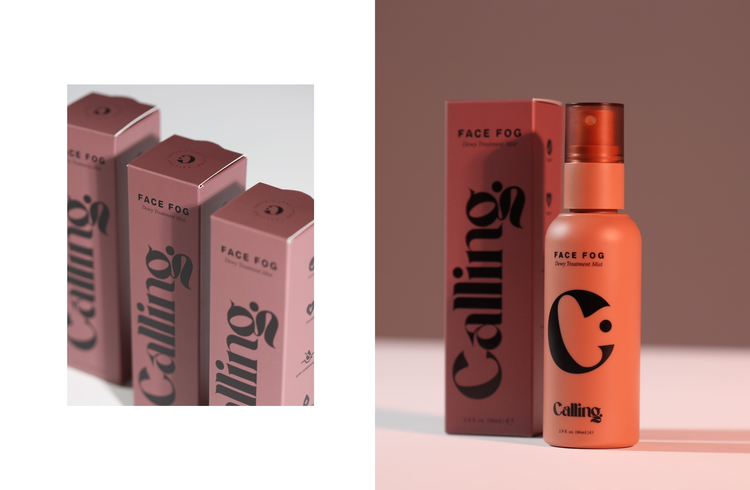 Packaging Design for Calling Beauty's Face Fog — WildHive