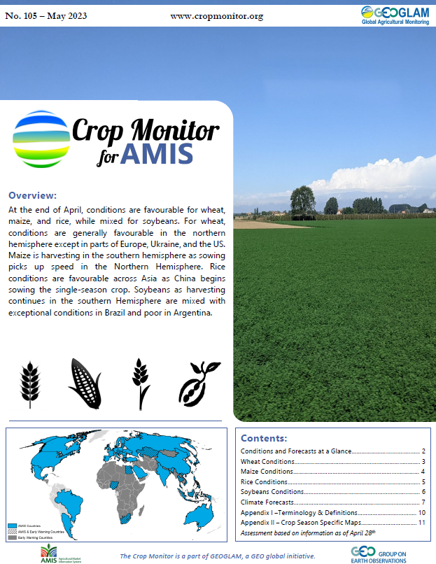 About the Reports — GEOGLAM Crop Monitor
