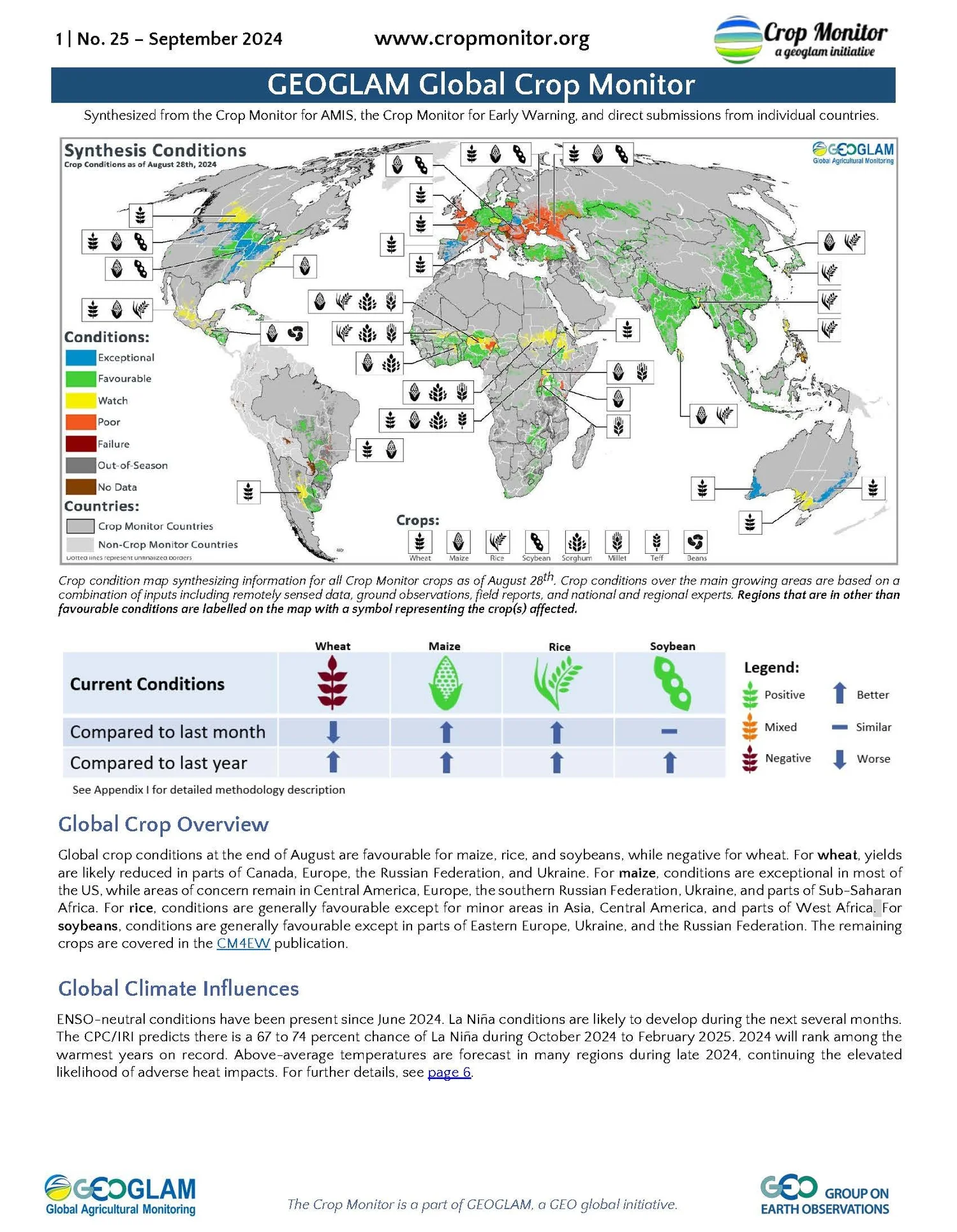 Global Crop Monitor (202409) — GEOGLAM Crop Monitor