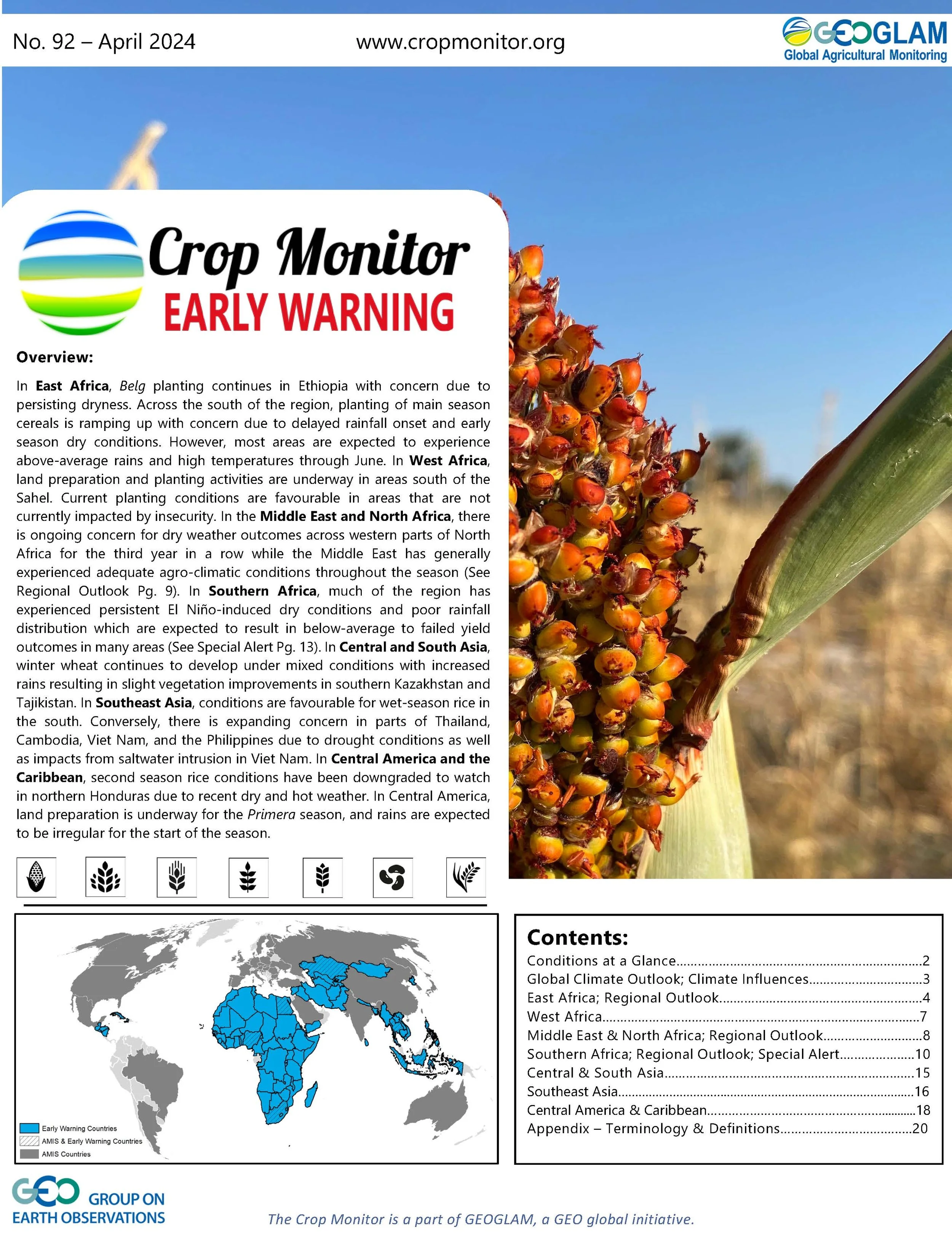 GEOGLAM Crop Monitor