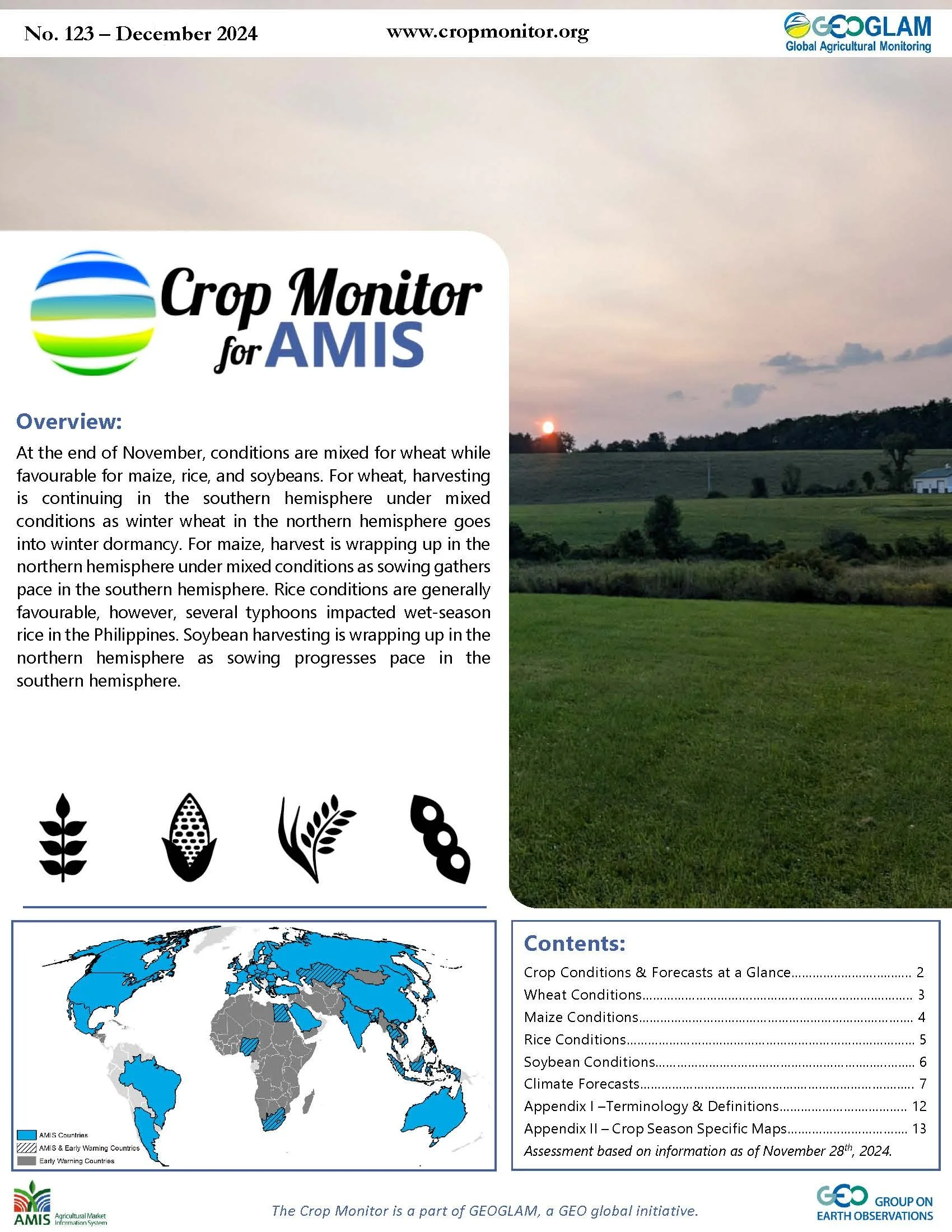 GEOGLAM Crop Monitor