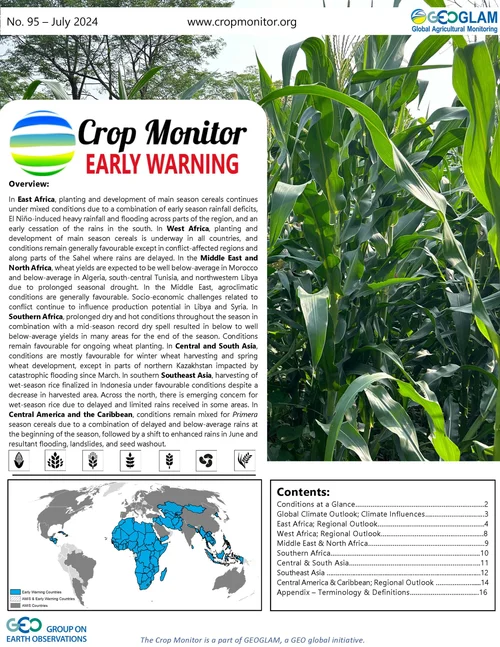 Crop Monitor for Early Warning — GEOGLAM Crop Monitor