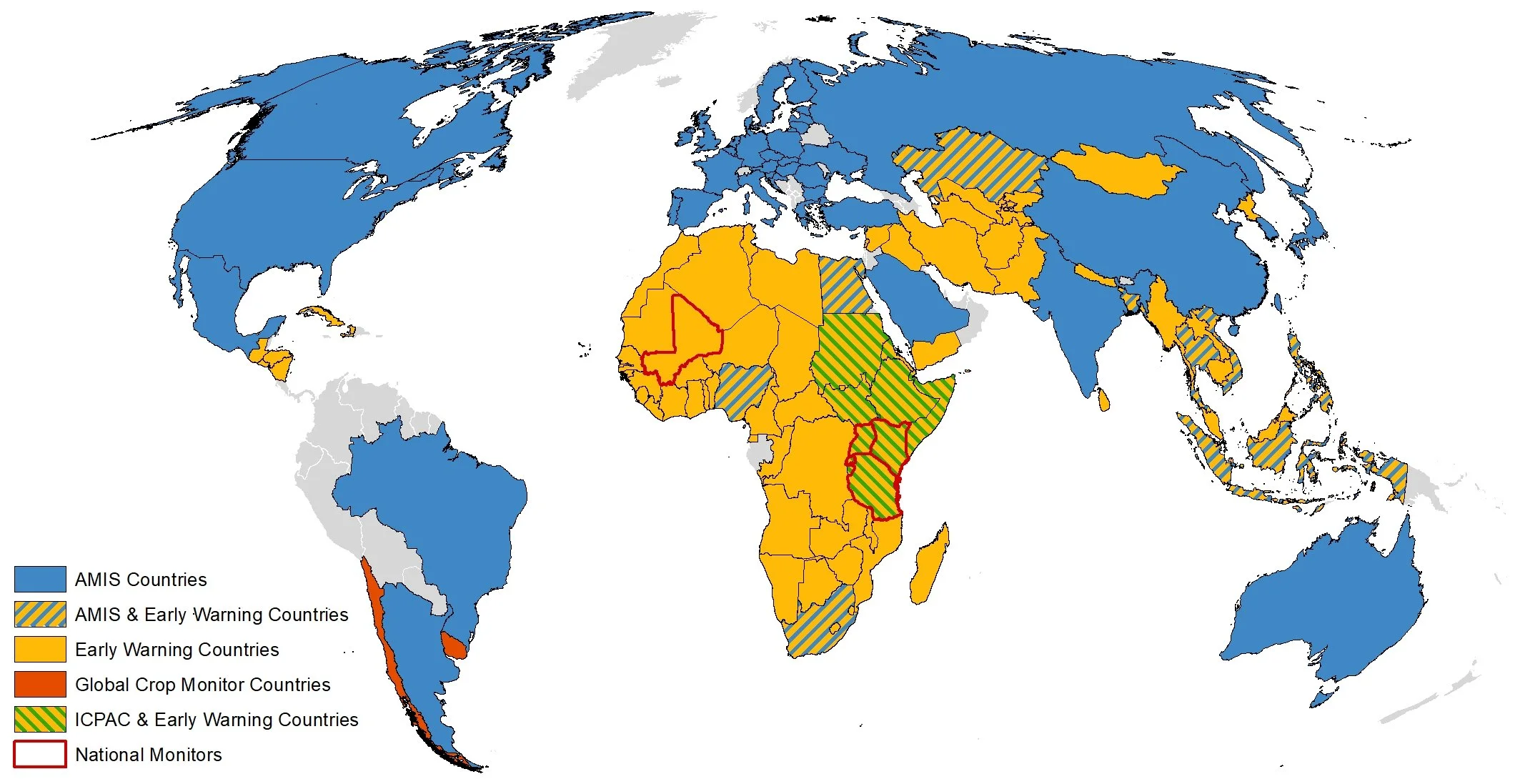 Areas of Interest — GEOGLAM Crop Monitor