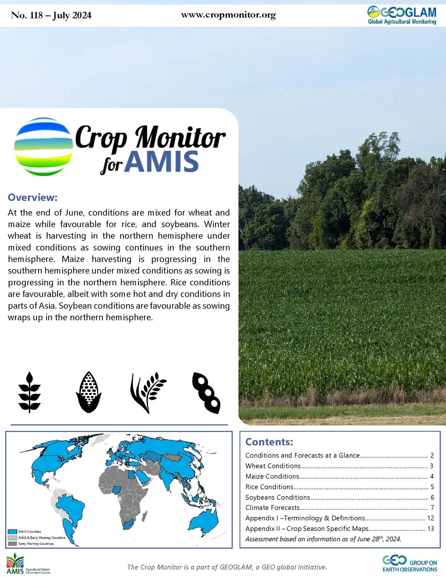 Crop Monitor for AMIS — GEOGLAM Crop Monitor