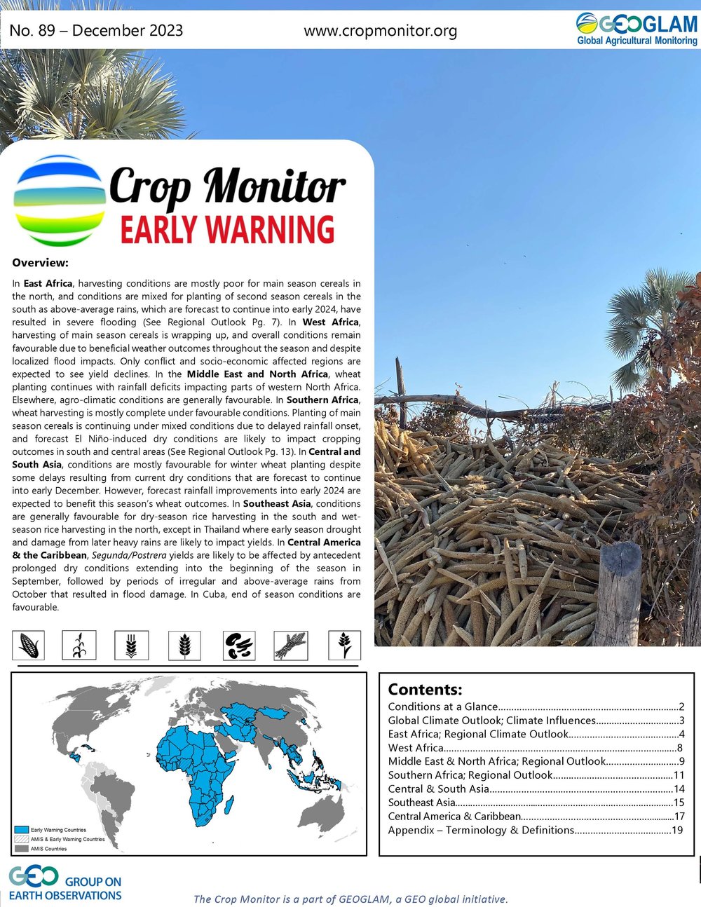 Crop Monitor for Early Warning (202312) — GEOGLAM Crop Monitor
