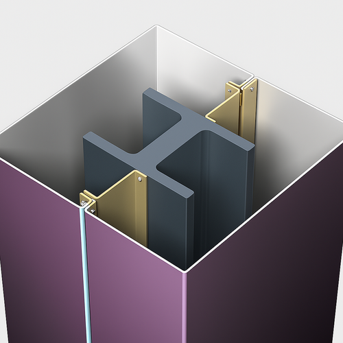 PAC-CLAD Metal Column Covers | Covers for Architecture — CK Materials LLC