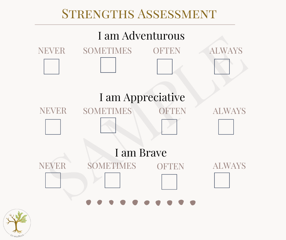 Strengths Assessment — Dove Counseling and Education