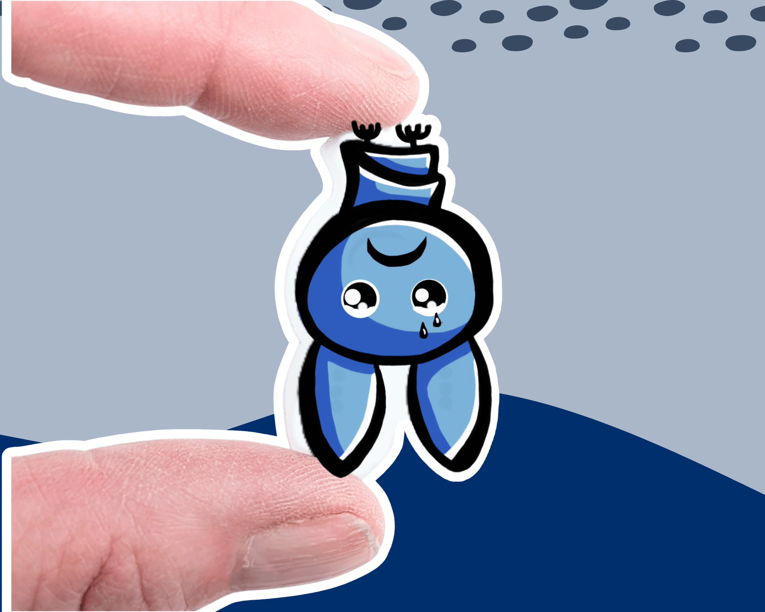 Cute Flasher Bat sticker- original artwork — Melgarita: Rigging Art ...