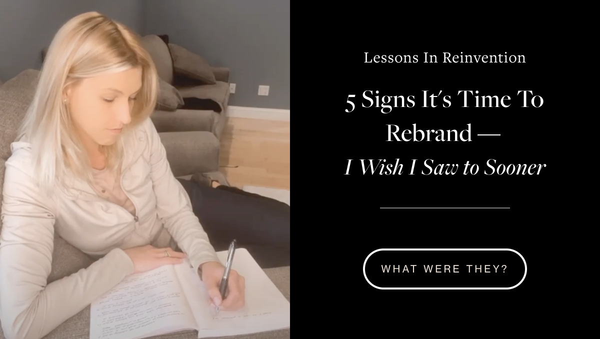 How To Know It’s Time for a Personal Rebrand — Cyndi Zaweski