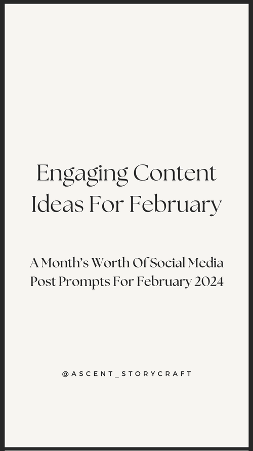 Social Media Post Ideas for February 2024 — Cyndi Zaweski | Ascent ...
