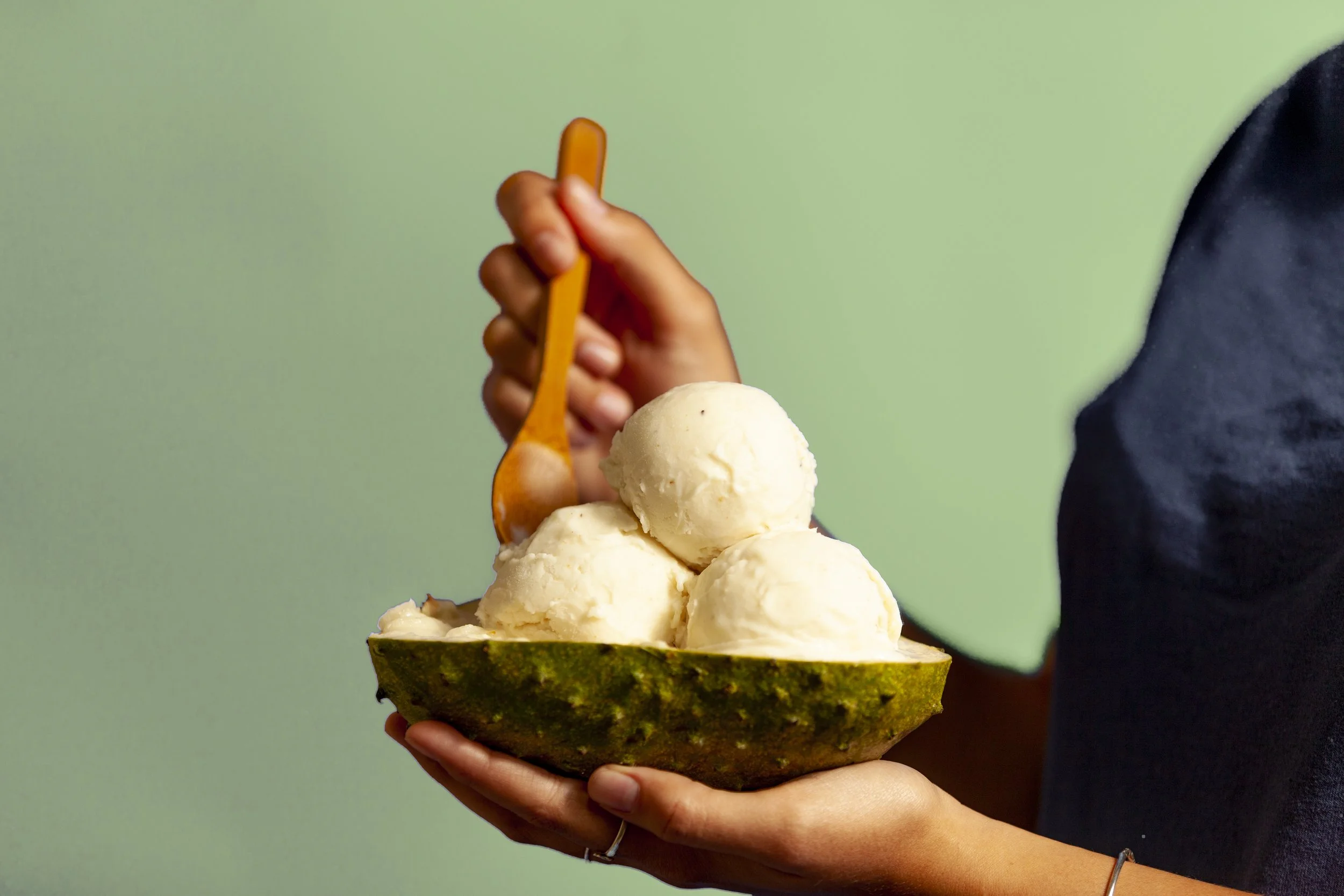 Soursop — Half Moon Vegan Ice Cream | Non-Dairy Ice Cream | Trinidad ...