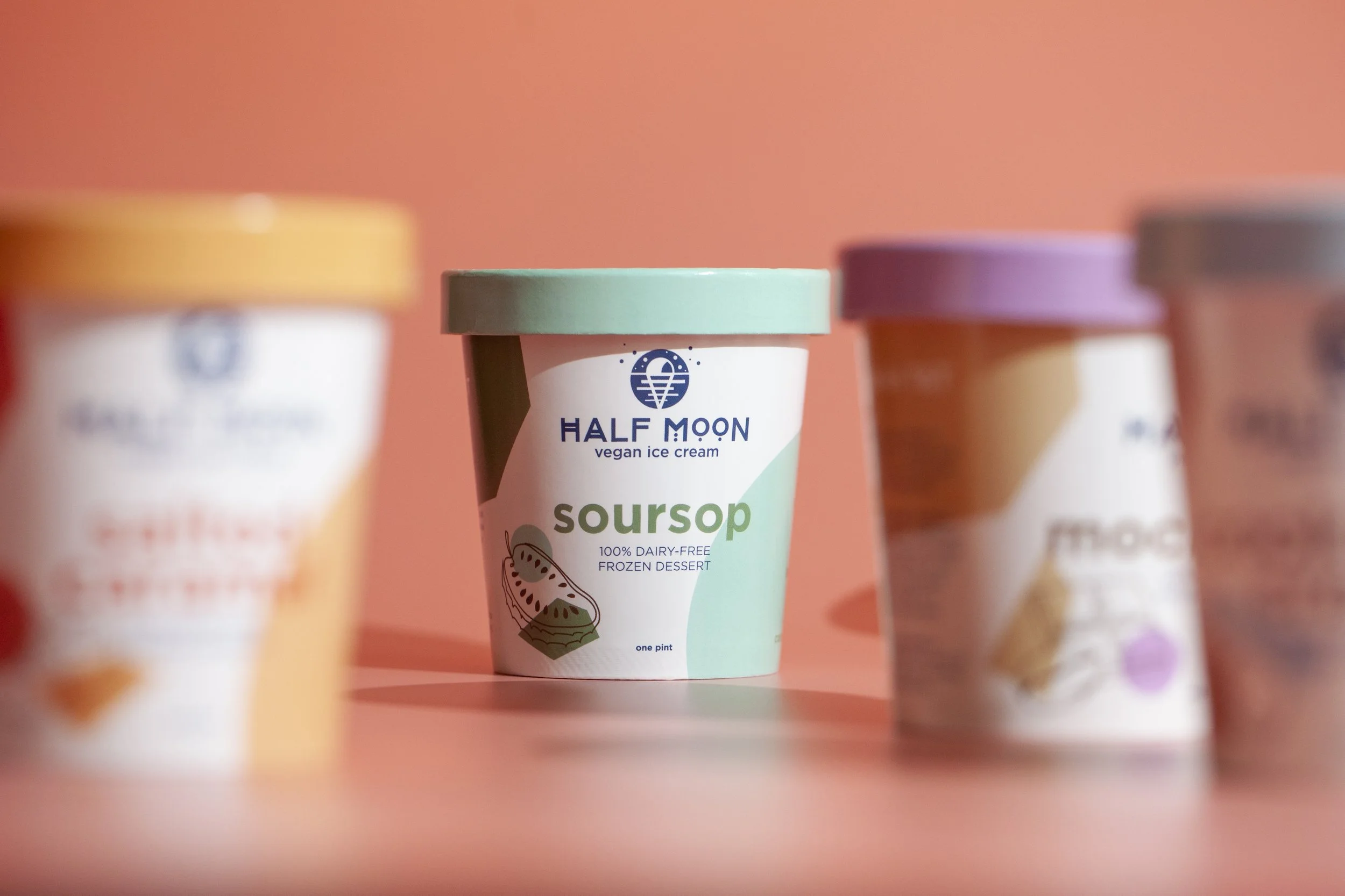 Half Moon Vegan Ice Cream | Delicious Vegan Ice Cream | Non Dairy ...