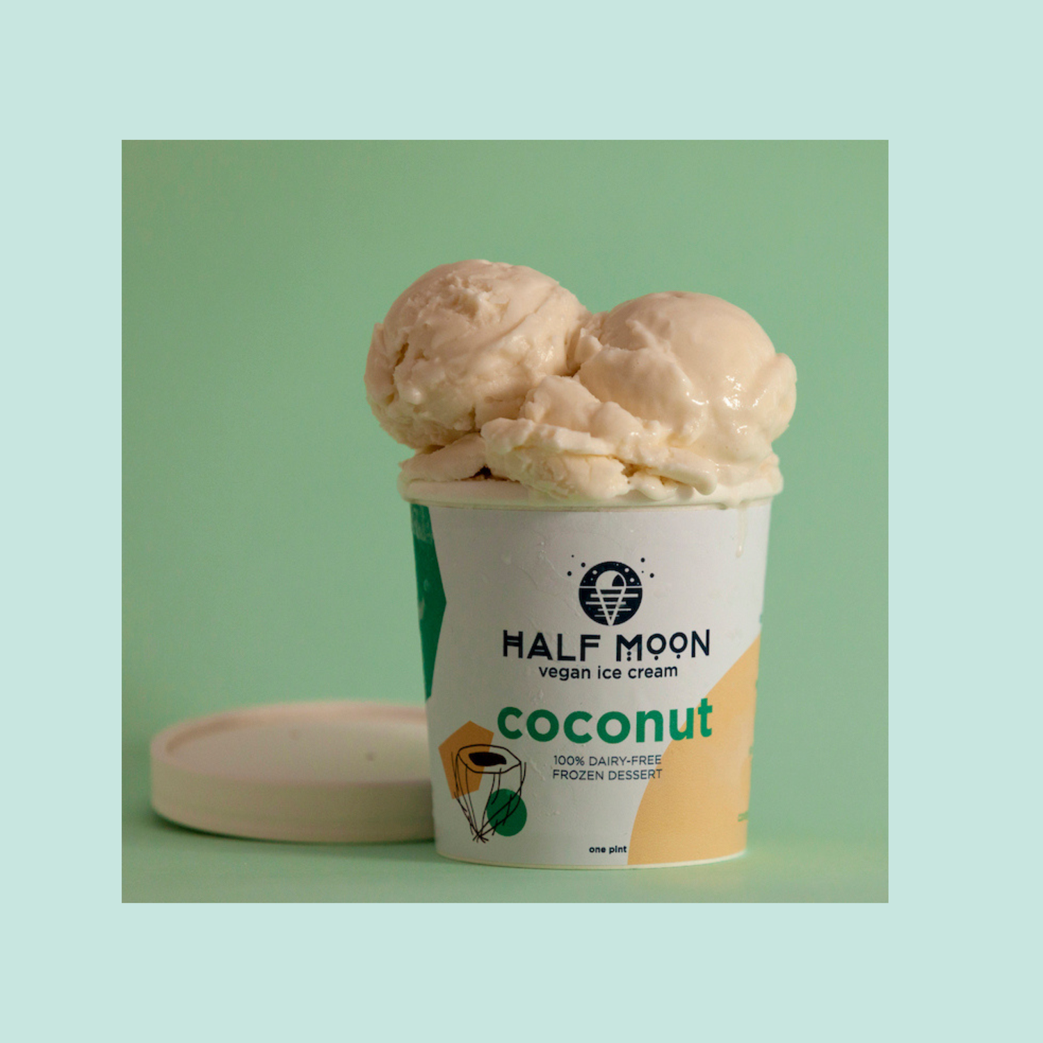 Half Moon Vegan Ice Cream | Delicious Vegan Ice Cream | Non Dairy ...