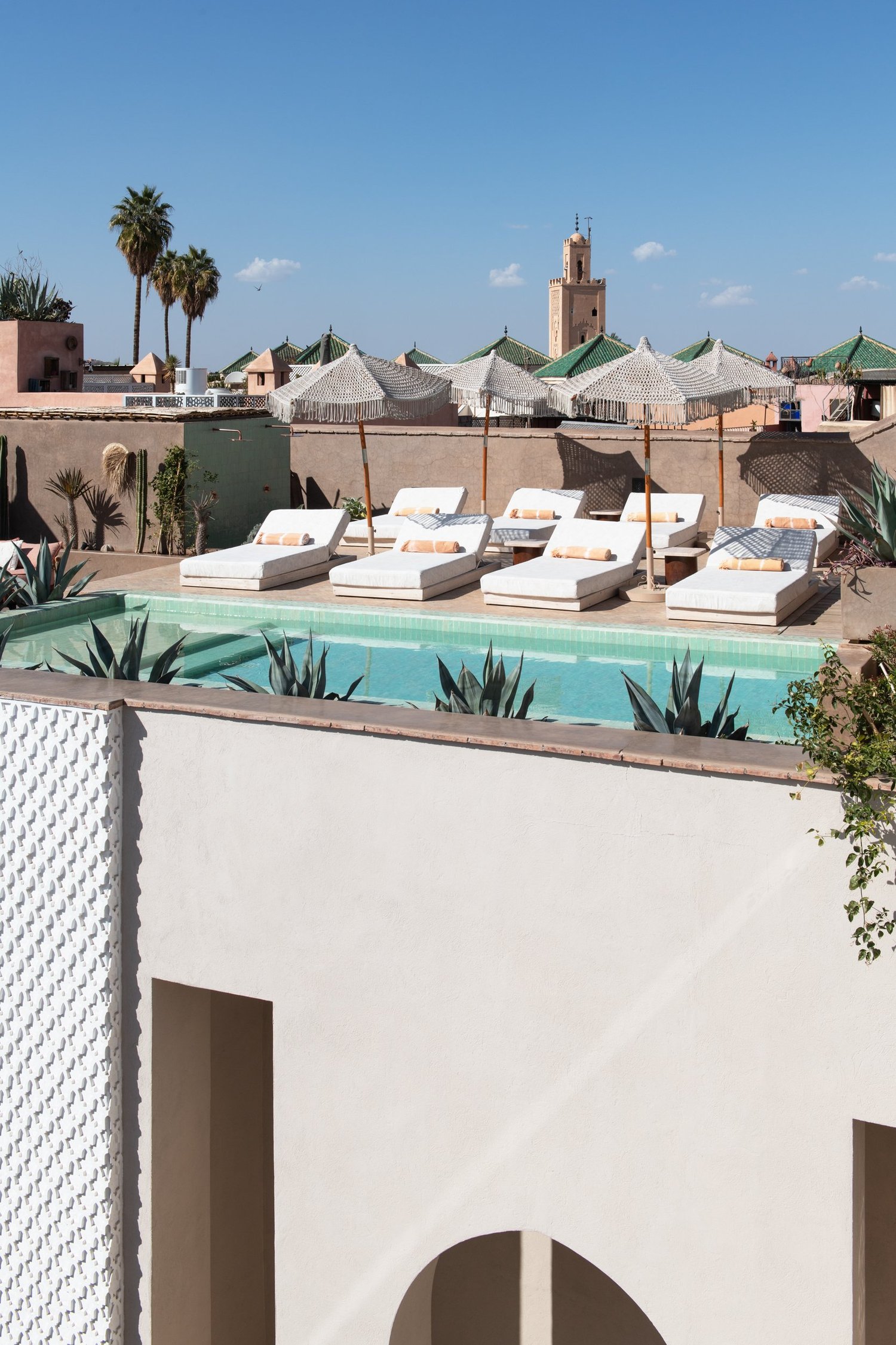 Sky lounge, terrace in the medina — WA Marrakech hammam spa massage