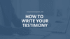 Christian testimony resources: Tips & tools for sharing your faith ...